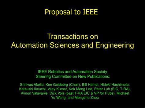 PPT Proposal To IEEE PowerPoint Presentation Free Download ID