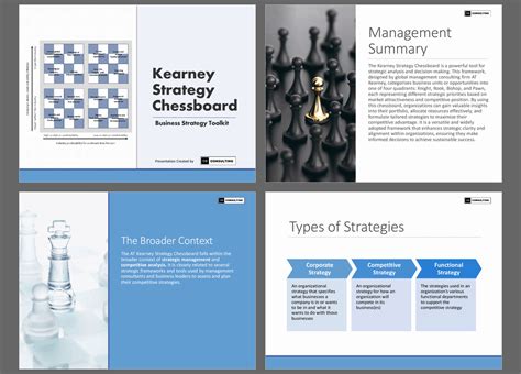 strategy chessboard ppt slide deck