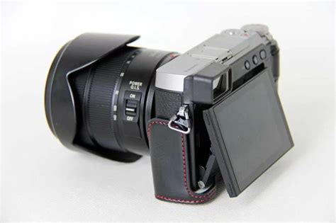 Pu Leather Camera Bag Half Case Cover For Panasoni Grandado