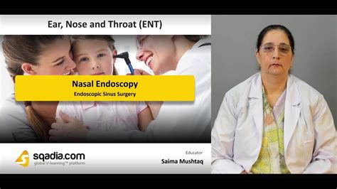 Nasal Endoscopy Endoscopic Sinus Surgery Ent Video Medical Education V Learning Youtube