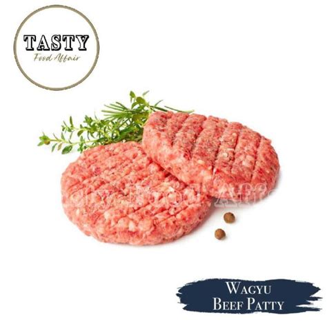Tasty Food Affair Wagyu Beef Patty 360g Lazada Singapore
