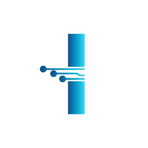 I Letter Tech Logo Initial I For Technology Symbol 42690247 Vector Art At Vecteezy