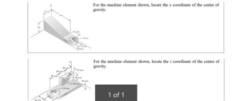 Solved For The Machine Element Shown Locate The X