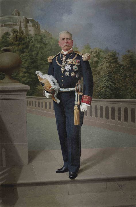 Romero Mexican Late 19th Century Portrait Of General Porfirio Diaz 1830 1915 29th