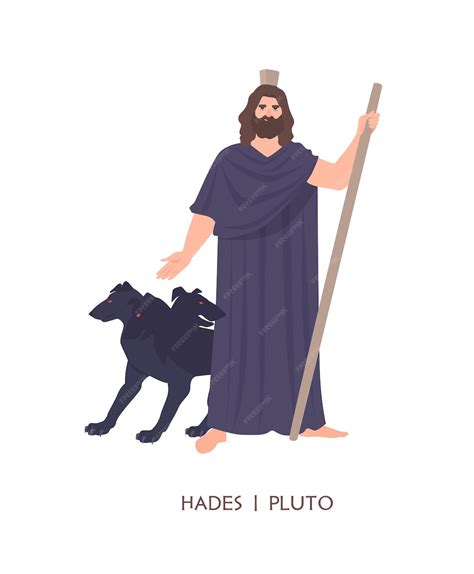 Hades O Plutón Dios De Los Muertos Rey Del Inframundo En La Antigua Religión O Mitología