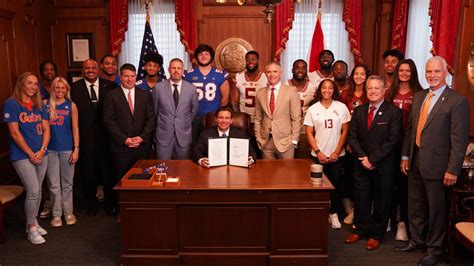 nil bill for college athletes becomes law in florida