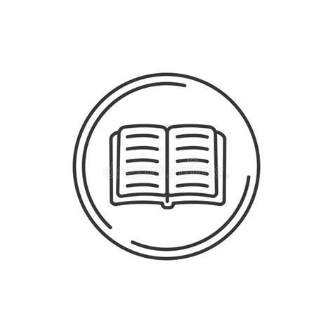 Open Book Vector Icon Stock Vector Illustration Isolated On White Background Stock