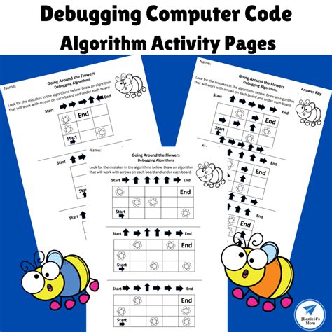 Debugging Computer Code Algorithm Activity Pages Jdaniel4s Mom