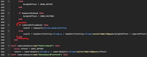 humanoid camera offset acts differently in shift lock scripting support developer forum roblox