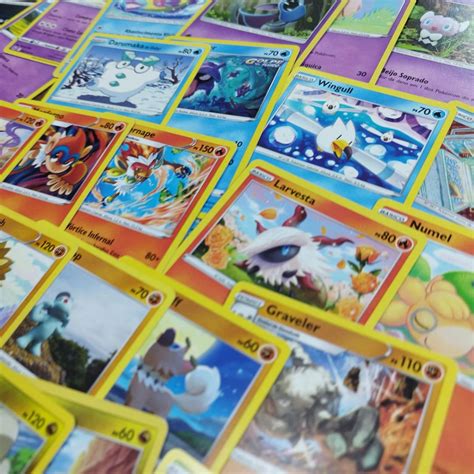 50 Cartas Pokémon Sem Repetir Cartas Originais Copag Brasil Shopee