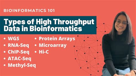 Types Of High Throughput Data In Bioinformatics Bioinformatics 101