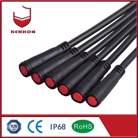 M8 Ip68 3 Pin Dc Male And Female Docking Waterproof Plug Kenhon