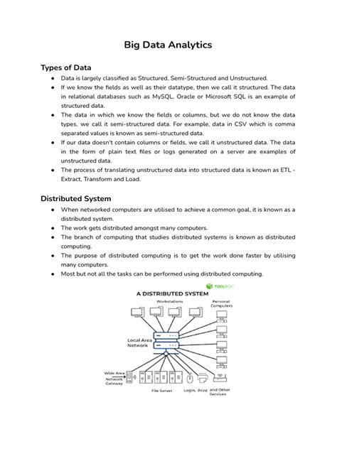 Big Data Analytics Pdf Apache Hadoop Map Reduce