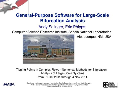Ppt General Purpose Software For Large Scale Bifurcation Analysis Powerpoint Presentation Id