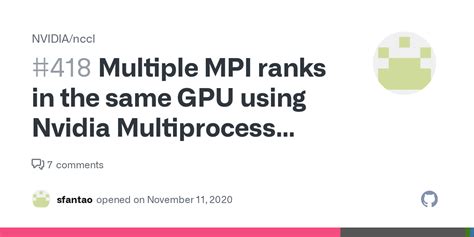 Multiple Mpi Ranks In The Same Gpu Using Nvidia Multiprocess Service