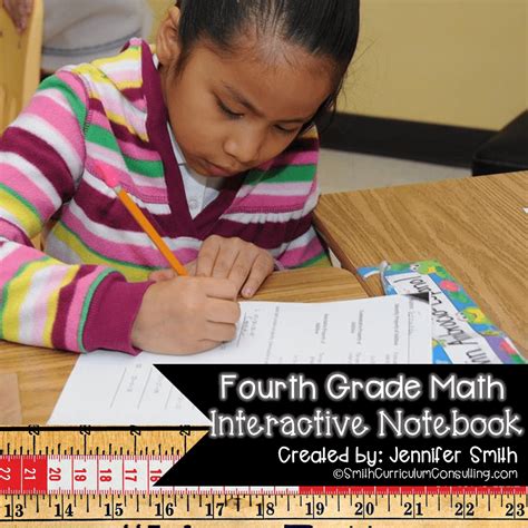 4th Grade Math Interactive Notebook For Entire Year Bundle • Smith