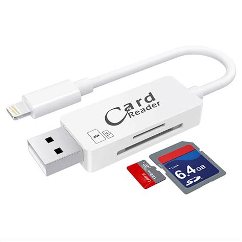 In Type C Lightning Micro USB USB Memory Card Reader Micro SD Card Reader For Android
