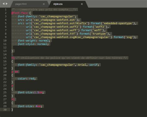Résolu formatage du texte CSS par Chris94 page 1 OpenClassrooms
