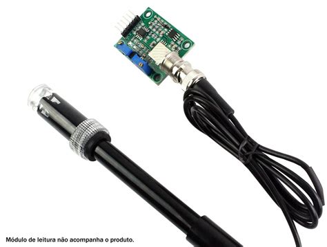 Eletrodo Ph Sonda Do Sensor De Ph Para Arduino Usinainfo