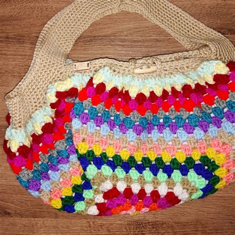 Rona Flat Bottom Crochet Handbag Shopcaribe
