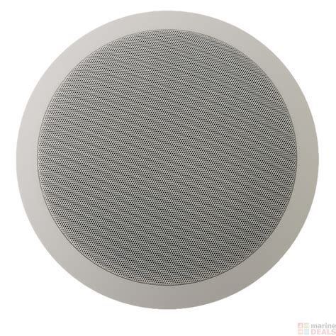 Digitech 2 Way In Ceiling Speaker 8in 50w With Swivel Tweeter Speakers Audio Marine