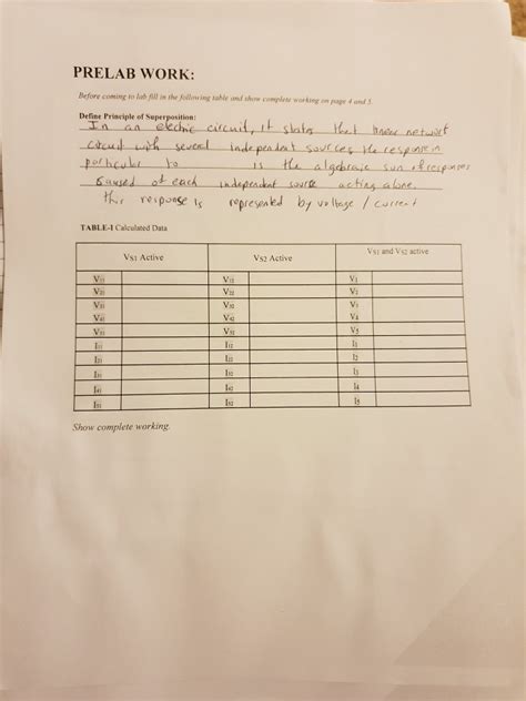 Solved Experiment 3 Exploiting The Linearity Of Circuits