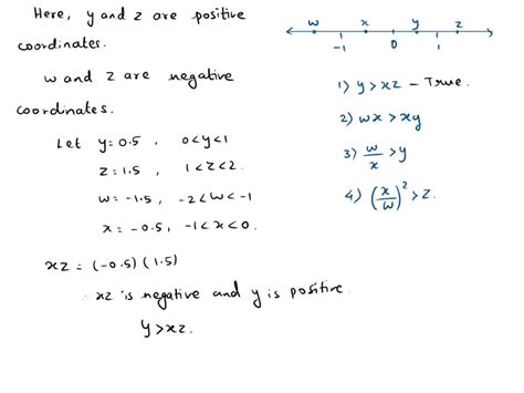 solved a line contains points x y z and w point y is between points