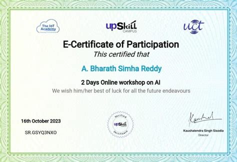 Abharath Simha Reddy On Linkedin Internship Workshop