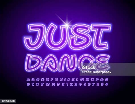 벡터 크리에이티브 배너 저드 댄스 트렌디 한 네온 알파벳 문자 와 숫자 세트 광학 작용에 대한 스톡 벡터 아트 및 기타 이미지 광학 작용 그래픽 프린트 나이트클럽