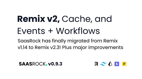 Remix V2 Migration Cache Events Workflows Stripe Webhooks Charts