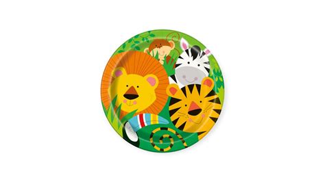 סט צלחות קטנות בקונספט ספארי פינוקים גבעת ברנר Wolt