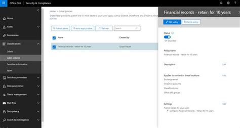 How To Create And Apply Label In SharePoint Online