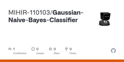 Github Mihir 110103 Gaussian Naive Bayes Classifier