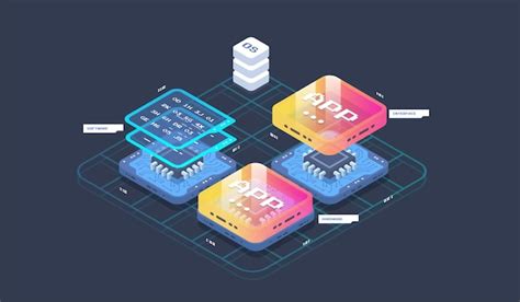 Premium Vector Technology Process Of App And Program Application