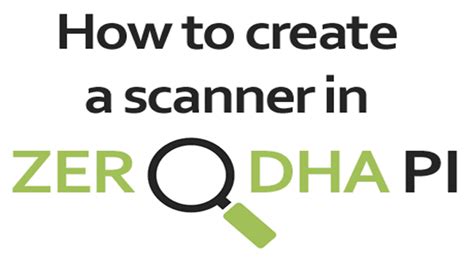 Using Zerodha Pi Scanner Code For Intraday Alert Stockmaniacs