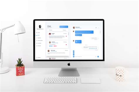 Free Chat Dashboard Ui Template Fig