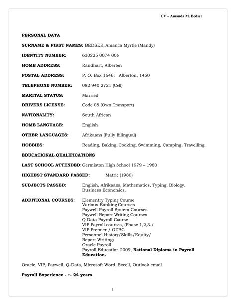 Mandy Cv Doc