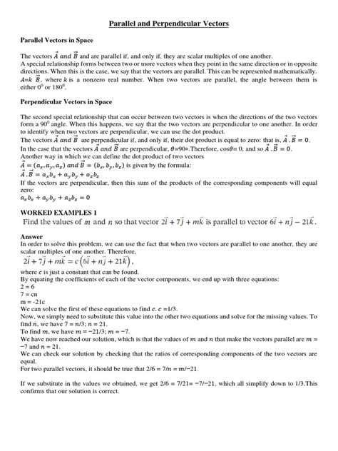 Vector Material For Phy 101 2 Pdf Euclidean Vector Physics