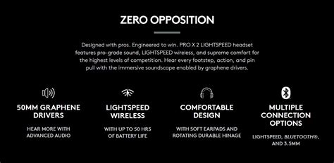 Logitech G PRO X 2 LIGHTSPEED Wireless Gaming Headset Black PLE Computers