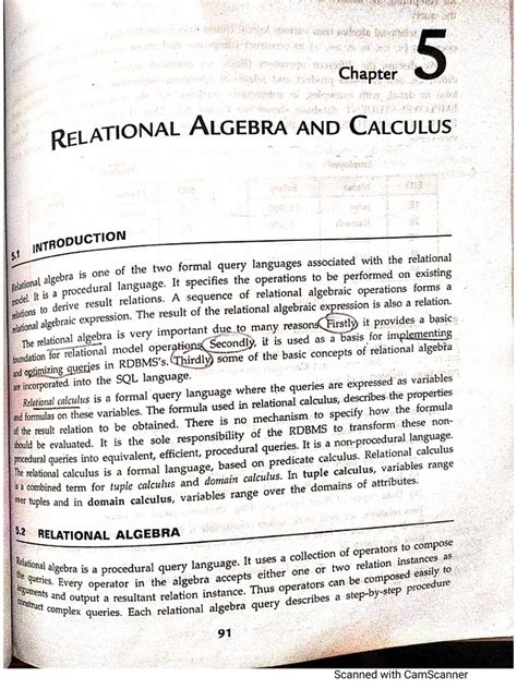 relational algebra and relational calculus pdf