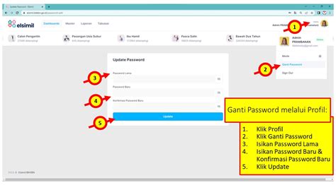 Cara Ganti Password Admin Elsimil Helpdesk