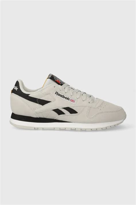 Замшеві кросівки Reebok Classic CLASSIC LEATHER колір сірий | ANSWEAR.ua