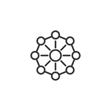 Premium Vector Friendship And Business Network Chart