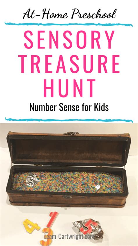 Number Treasure Hunt Sensory Number Sense Activity Team Cartwright