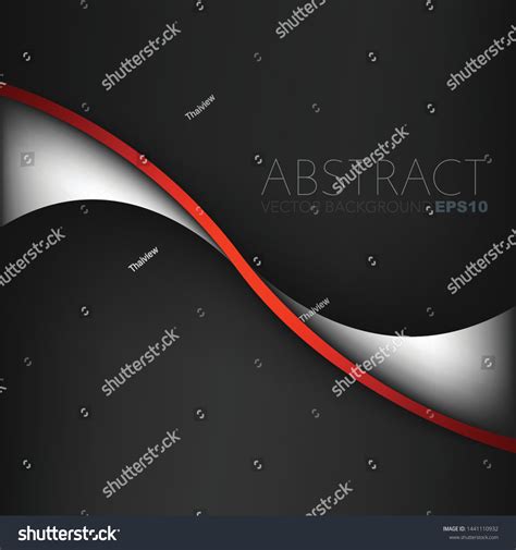 Red Line Curve Vector Background Stock Vector Royalty Free 1441110932 Shutterstock