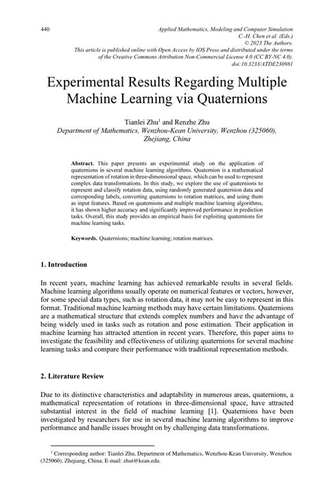 pdf experimental results regarding multiple machine learning via