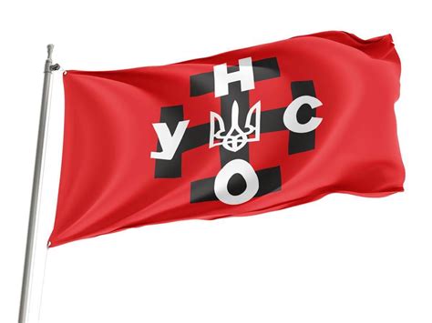 Червоно чорний прапор ОУН і УПА купити в Flagberry Ua