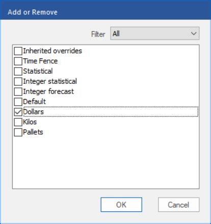Formatting The Override Display Forecast Pro