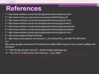Fuzzy Logic And Its Applications PPTX