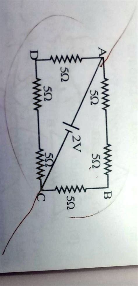 solved the potential difference between points aand b of adjoining figure is